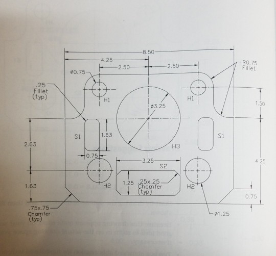 Solved M Drawing 3-4: Template [ADVANCED) This drawing gives | Chegg.com