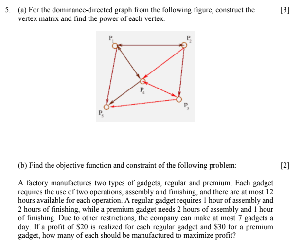Solved [3] 5. (a) For the dominance-directed graph from the | Chegg.com