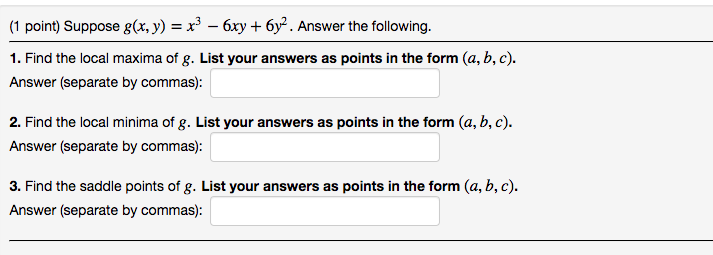 Solved I am stuck on this final problem for my Calc 3 | Chegg.com