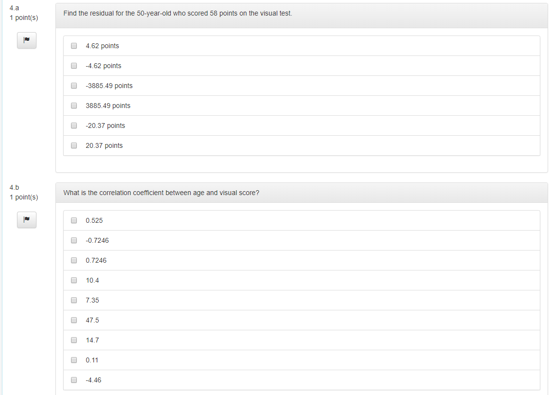 As part of a recent study on vision, a random sample | Chegg.com