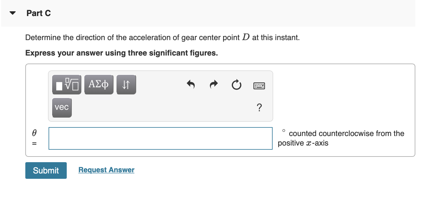 Solved Il Review At a given instant gears A and B have the | Chegg.com
