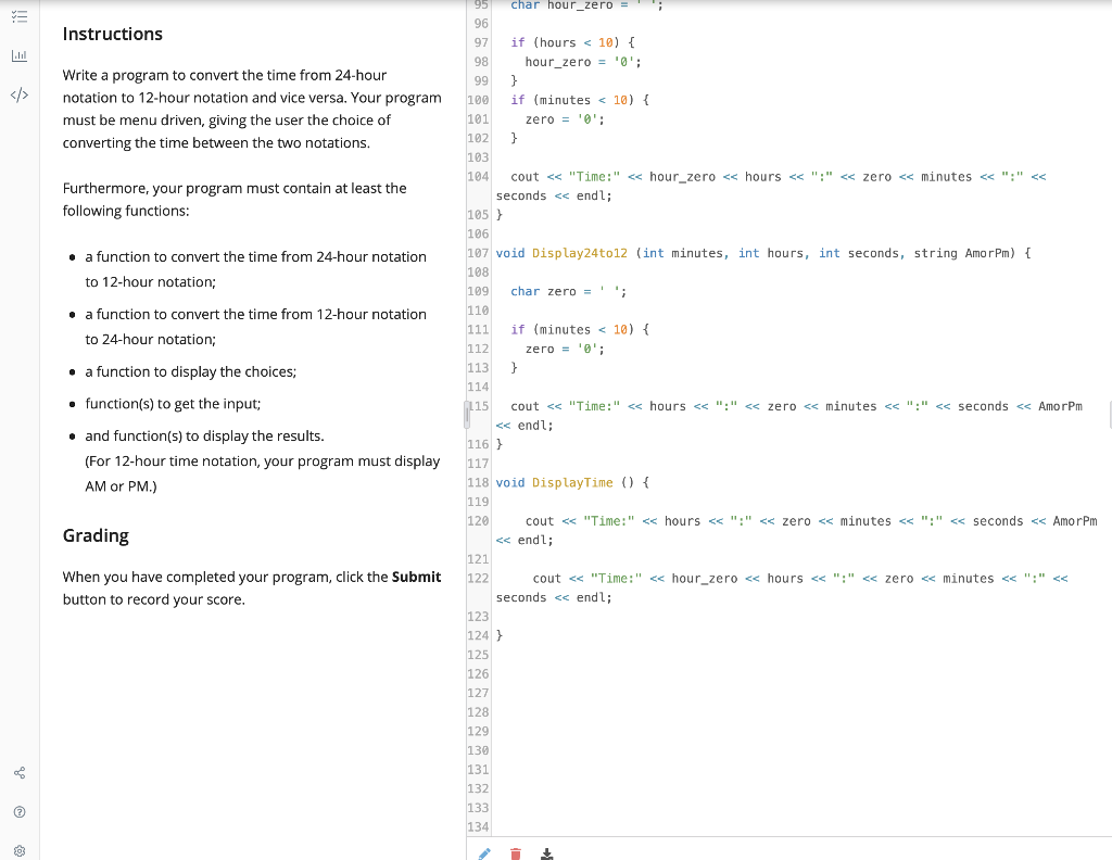 Solved v +include Instructions 3 Write a program to convert | Chegg.com