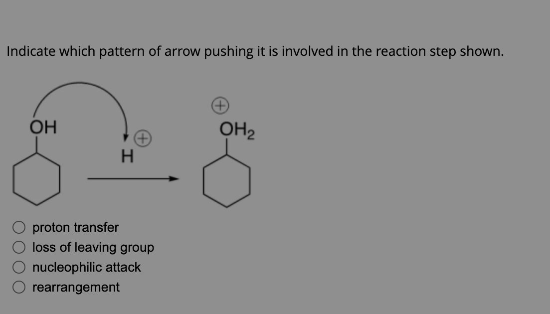 Indicate which pattern of arrow pushing it is | Chegg.com