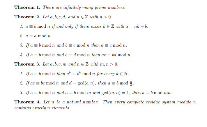 Solved Theorem 1. There are infinitely many prime numbers. | Chegg.com
