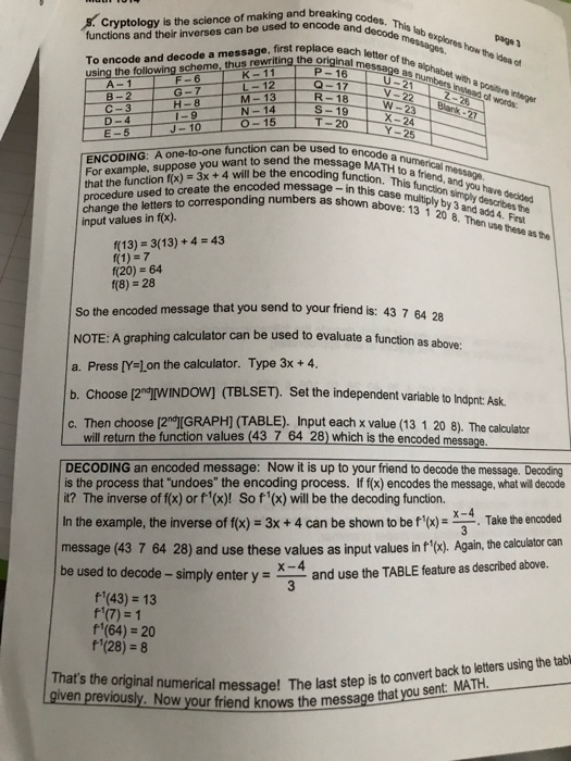 Solved Cryptology is the science of making and breaking code | Chegg.com