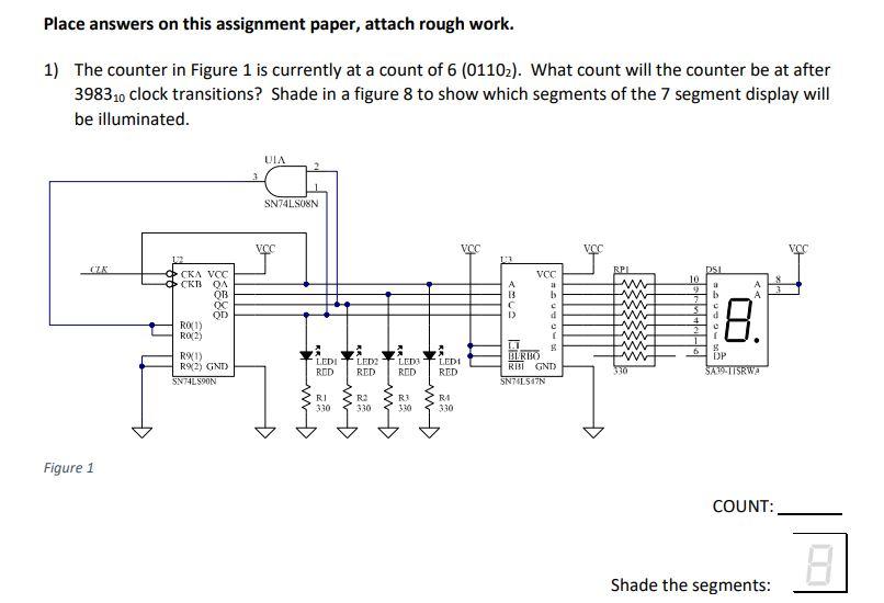 Solved Place answers on this assignment paper, attach rough | Chegg.com