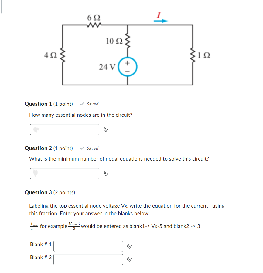 Solved How many essential nodes are in the circuit? Question | Chegg.com