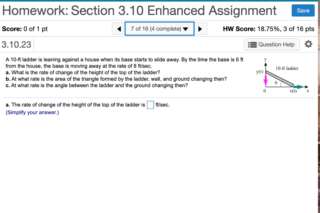 Solved Homework Section 3 10 Enhanced Assignment Save