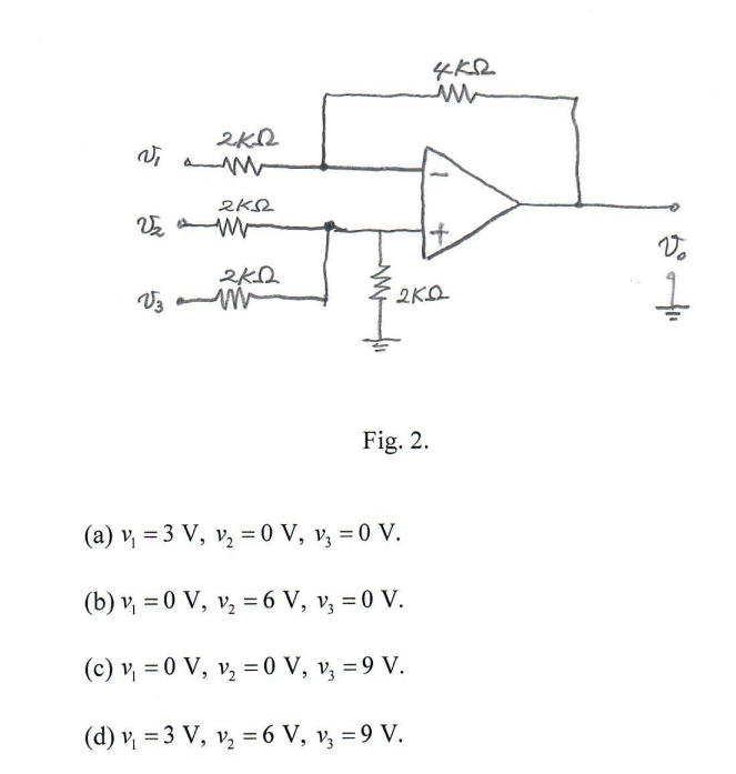 Solved [3 problems in electronic circuit, please help me!!] | Chegg.com