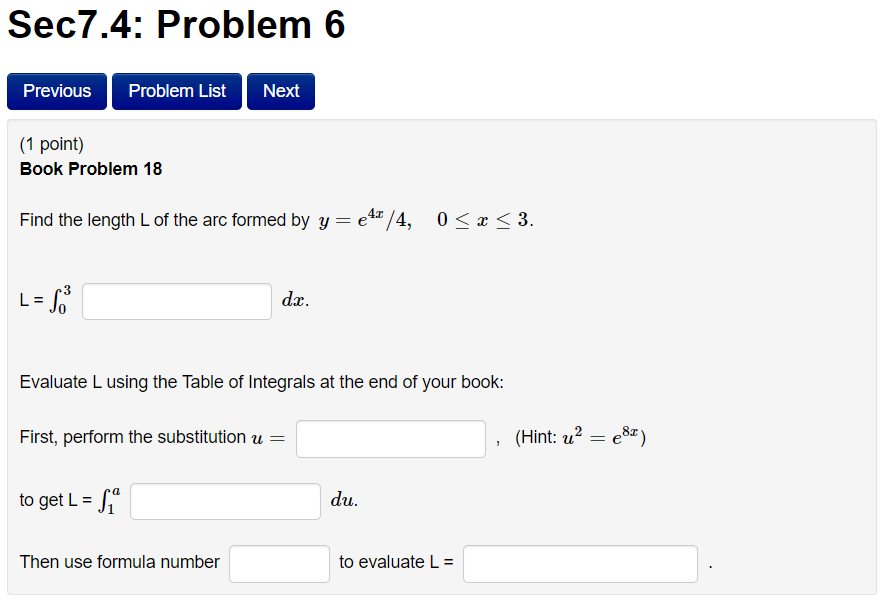 Solved Sec7.4: Problem 6 Previous Problem List Next (1 | Chegg.com
