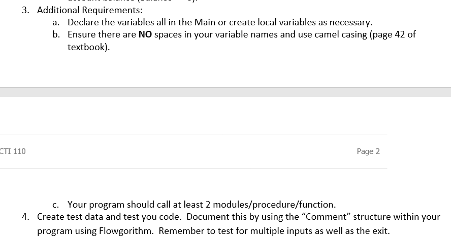 1. Enter the required program attributes for your | Chegg.com