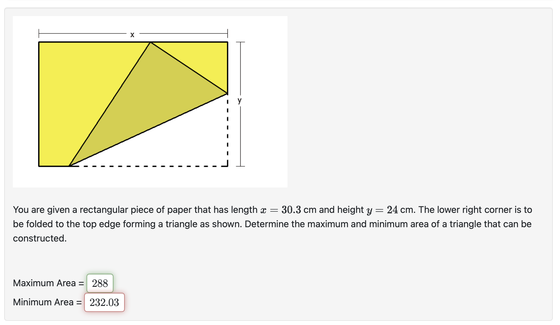 Solved You are given a rectangular piece of paper that has | Chegg.com