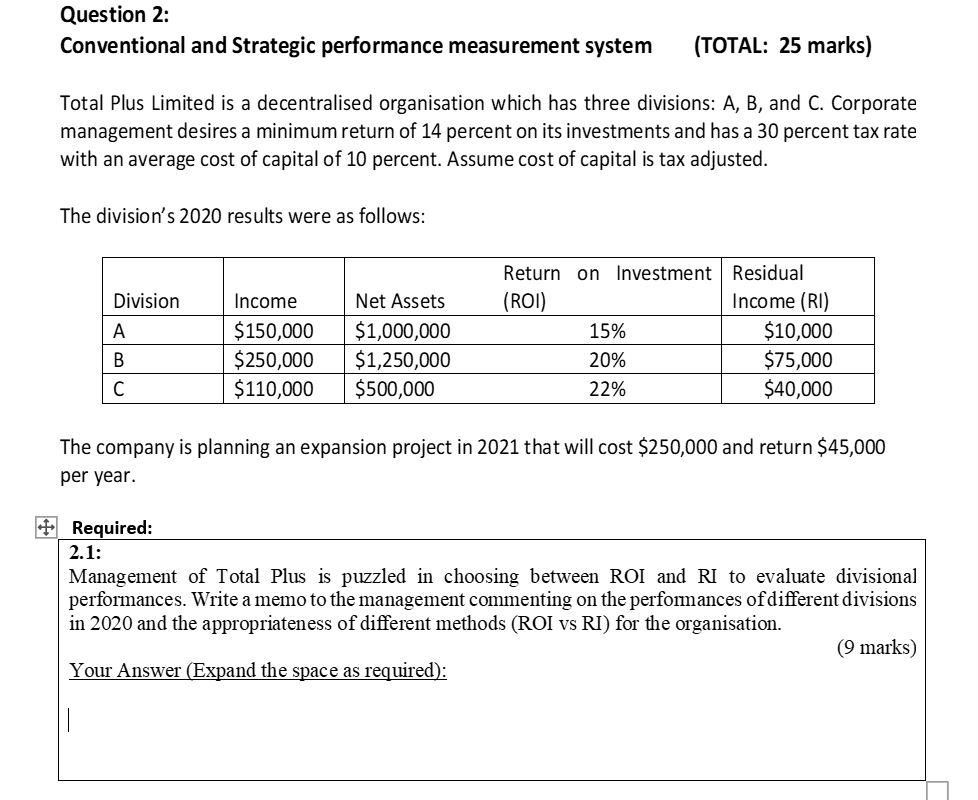 Solved Question 2: Conventional and Strategic performance | Chegg.com