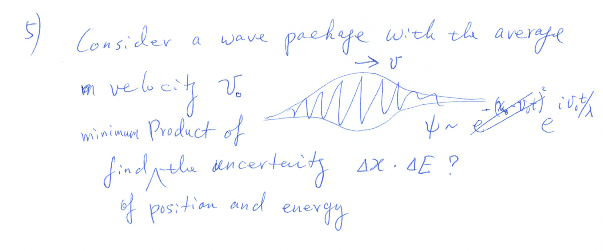 5) Consider а wave package with the average - v WT m | Chegg.com