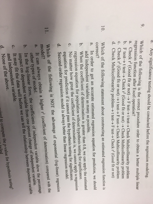 Solved Which of the following is the correct procedure order | Chegg.com