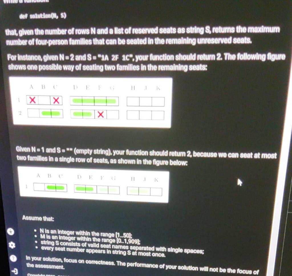 def solutienth, s) that given the number of rows N | Chegg.com