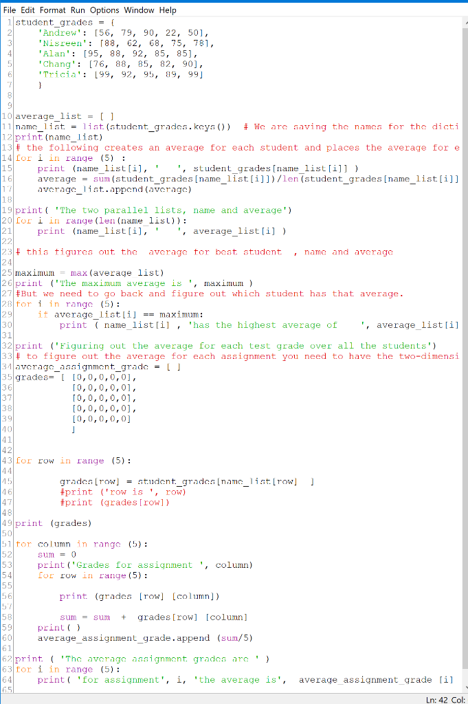 Why Is Columns The Loop Control Variable For The