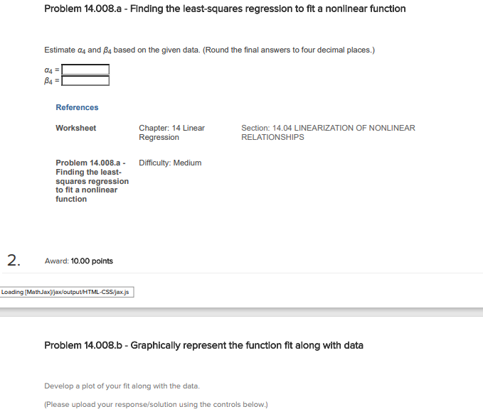 Consider The Model And Data Table Model Y 0xeb