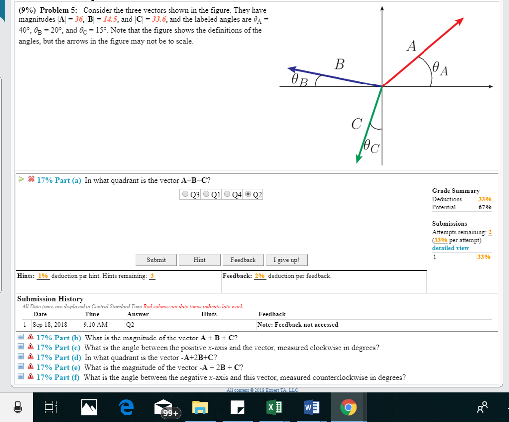 Solved (996) Problem 5: Consider the three vectors shown in | Chegg.com Solved (996) Problem 5: Consider the three vectors shown in | Chegg.com