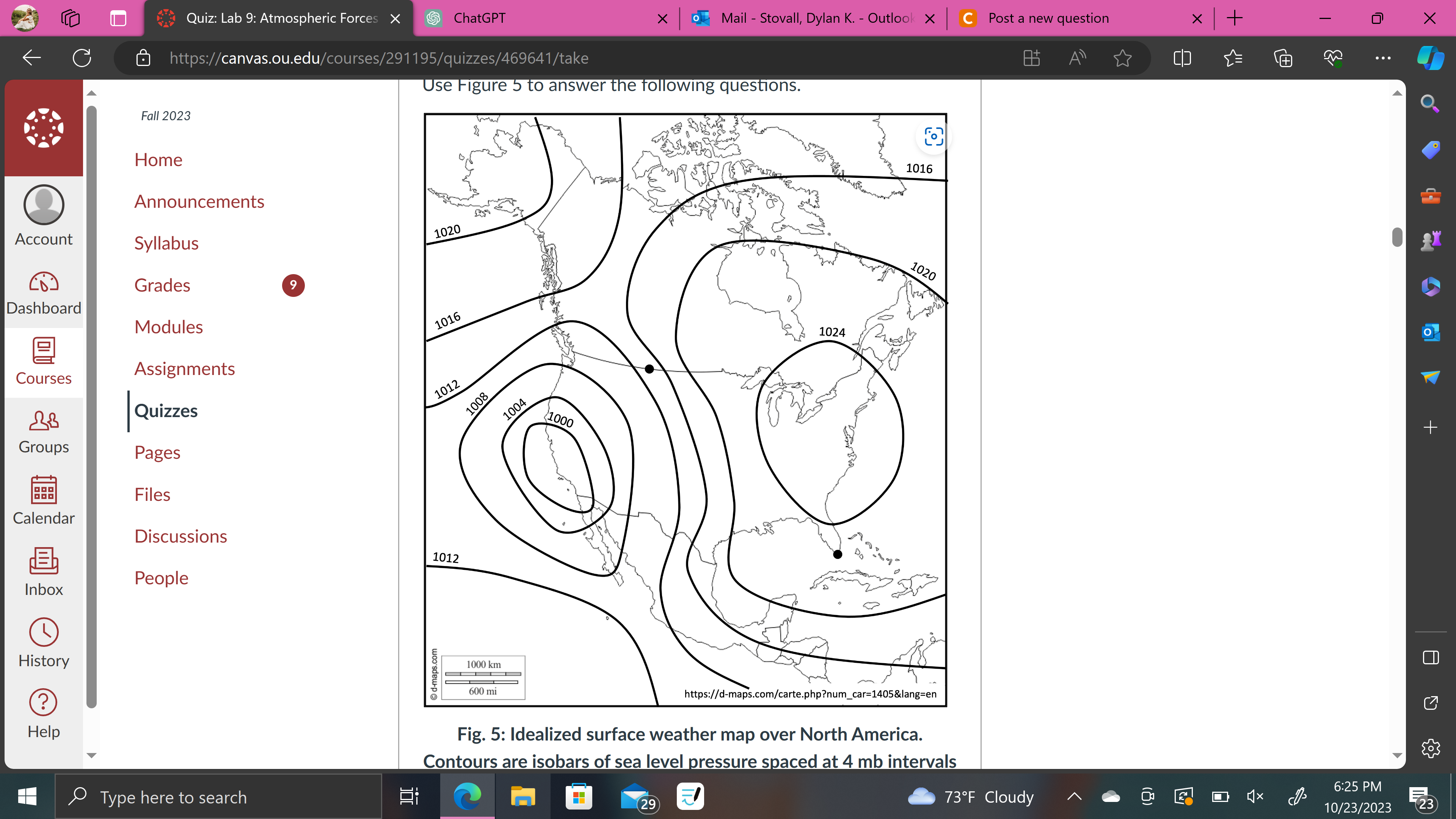 Solved Estimate the highest sea level pressure (in mb) | Chegg.com