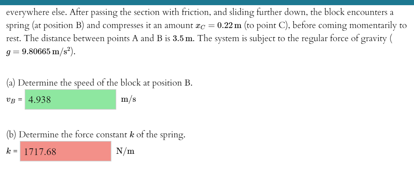 Solved Point of release frictionless friction only here g g | Chegg.com