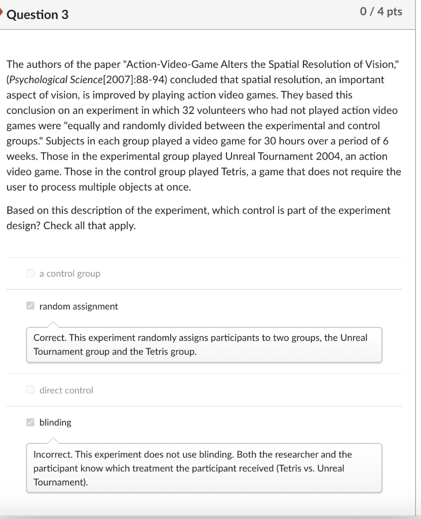 Solved Question 3 0 / 4 pts The authors of the paper | Chegg.com