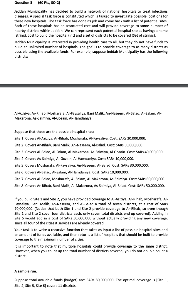 Solved I need help with this assignment which is in | Chegg.com