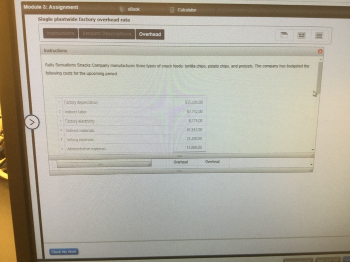 Module 3: Assignment eBook Calculator Single | Chegg.com Module 3: Assignment eBook Calculator Single | Chegg.com