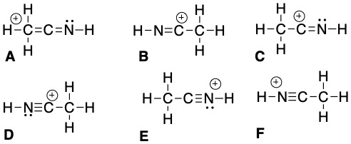 Solved Which of the following are valid Lewis structures of | Chegg.com