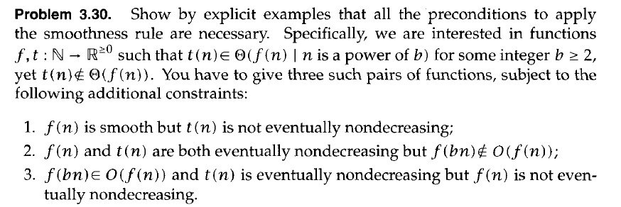 Solved Problem 3.30. Show by explicit examples that all the | Chegg.com