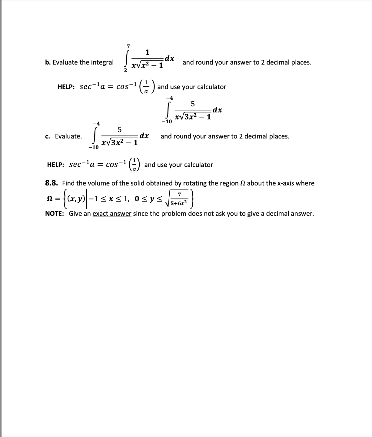 Solved 1.R. Review of Pre-Calculus a. Suppose a function f | Chegg.com