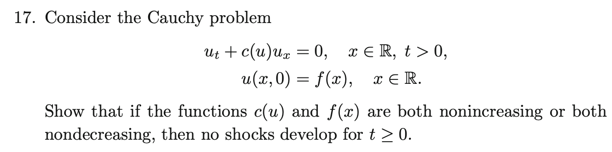 Solved Prove two characteristic lines from (x1,0) and (x2,0) | Chegg.com