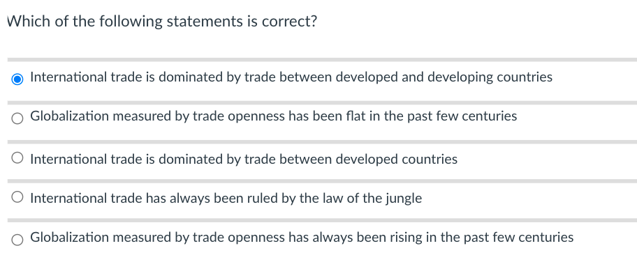 Solved Which of the following statements is correct? | Chegg.com