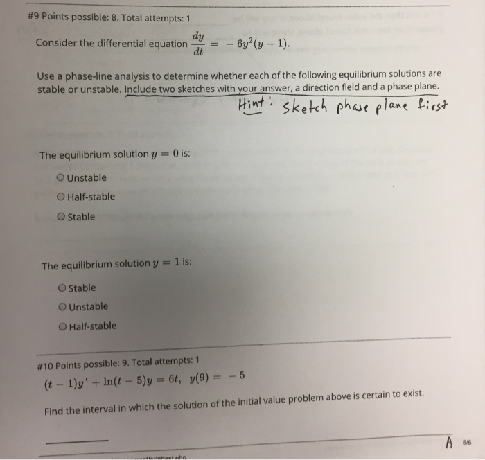 Solved #9 Points possible: 8, Total attempts: 1 Consider the | Chegg.com