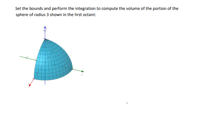 Solved Set the bounds and perform the integration to compute | Chegg.com