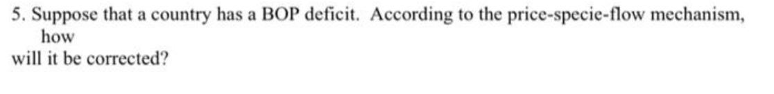 Solved 5. Suppose that a country has a BOP deficit. | Chegg.com