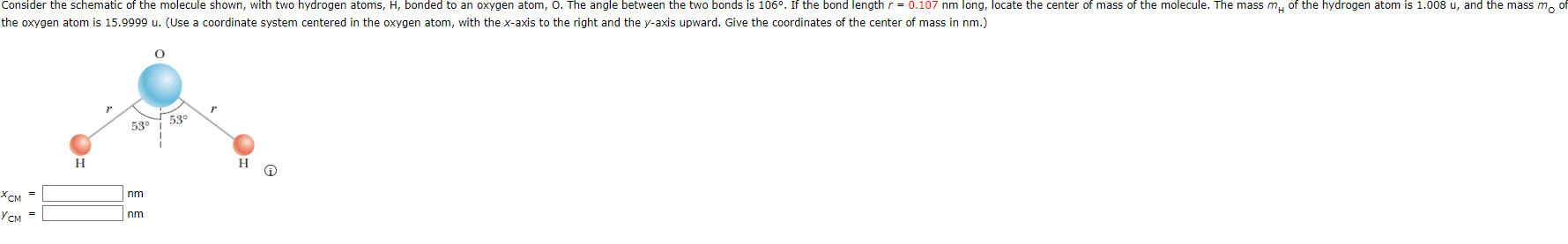 Solved Consider the schematic of the molecule shown, with | Chegg.com