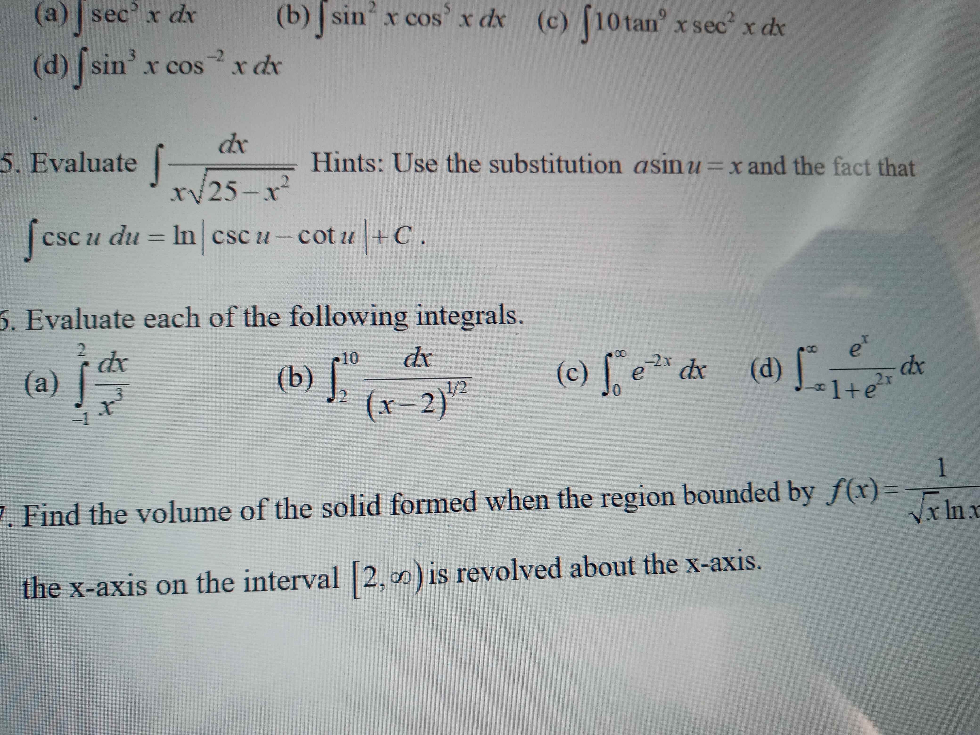 Solved please do number 6 (please show all steps and ensure | Chegg.com