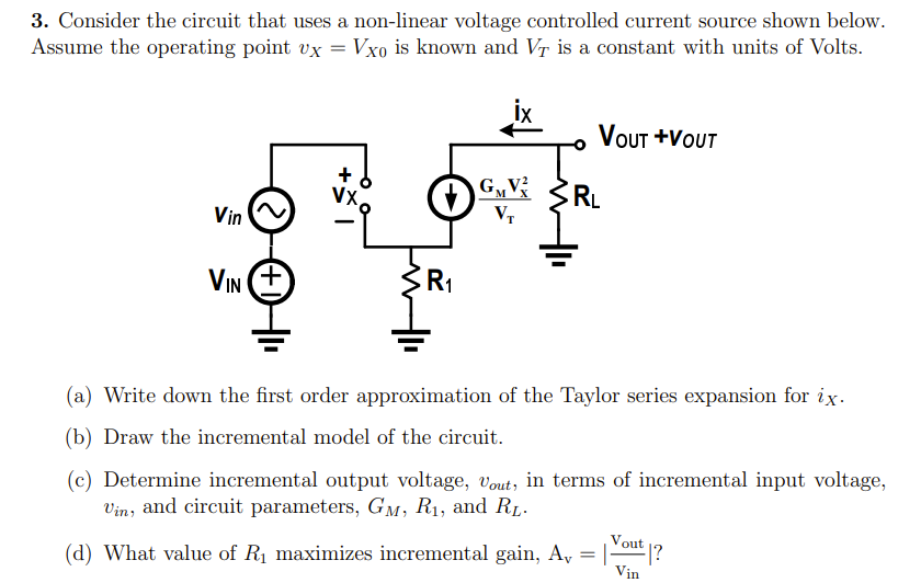 Solved Consider the circuit that uses a non-linear voltage | Chegg.com