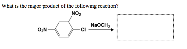 Solved What is the major product of the following reaction? | Chegg.com