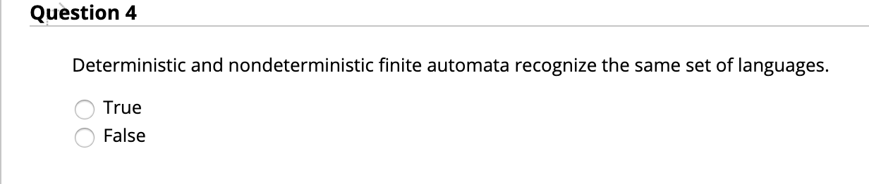 Solved Question 4 Deterministic and nondeterministic finite | Chegg.com