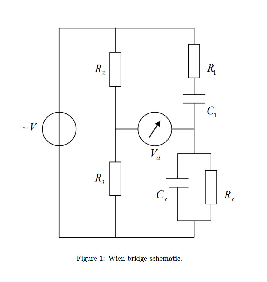 Solved Introduction Given is the Wien bridge that is used to | Chegg.com
