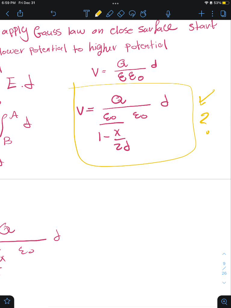 Solved 6:59 PM Fri Dec 31 53% 0 s T + : 0 apply Gauss law on | Chegg.com