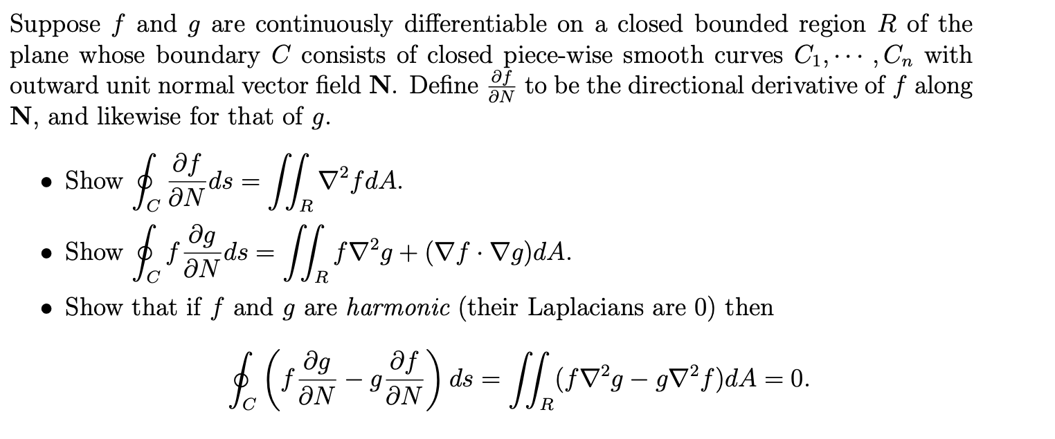Solved Suppose f and g are continuously differentiable on a | Chegg.com