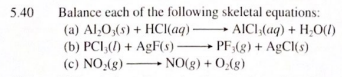 Solved Balance each of the following skeletal equations: (a) | Chegg.com