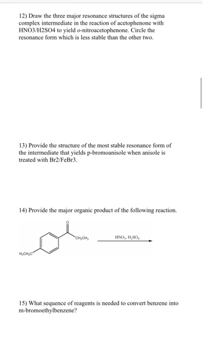 Solved Draw the three major resonance structures of the | Chegg.com