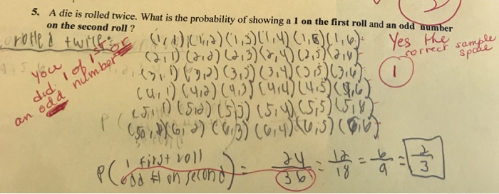 Solved 5. A die is rolled twice. What is the probability of | Chegg.com