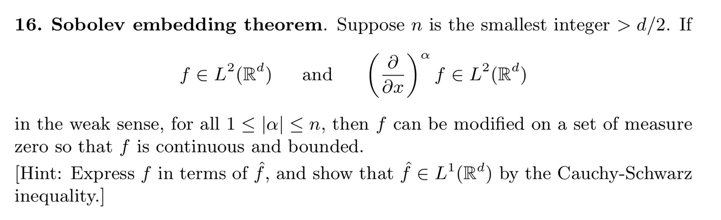 Solved This is a real analysis question from Stein.If you | Chegg.com