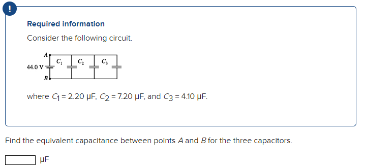 Solved Required information Consider the following circuit. | Chegg.com