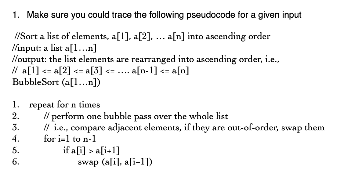 Solved d) What if we want to bubble smallest element to | Chegg.com
